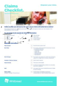 Whitbread-Insurance-Brokers-Claims-Check-List – Whitbread Insurance Brokers